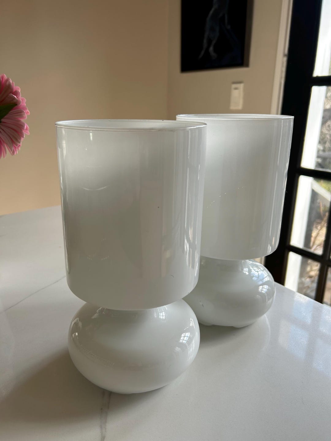 Pair of Hanblown IKEA Lytka Table Lamps - Etsy