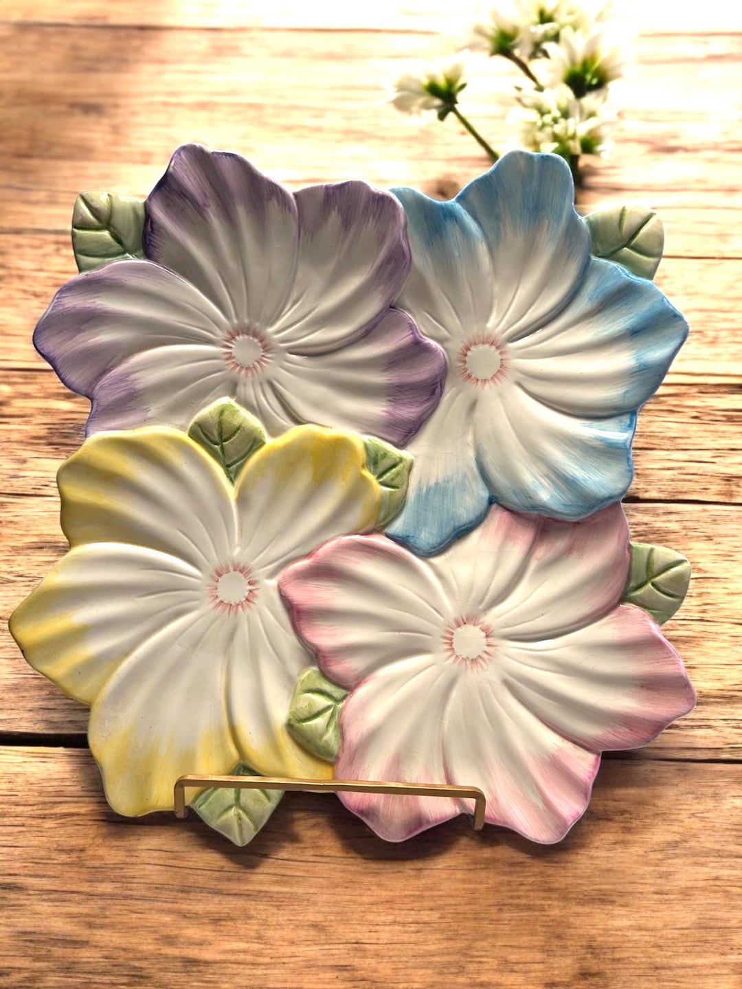 Vintage Bombay Co. Spring Blossoms 14” Serving Tray / Platter – 1992 - Etsy