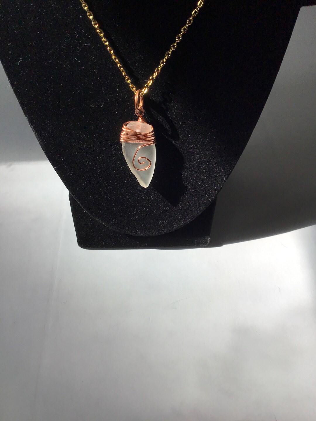 Handmade Unique Sea Glass Pendant Etsy