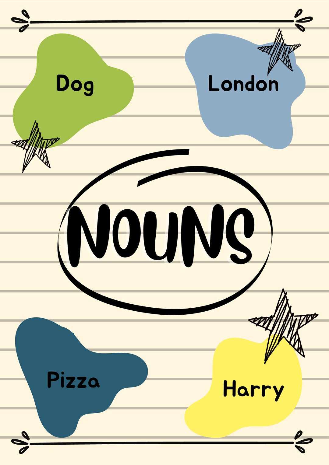 Word Class Posters X4 - Etsy