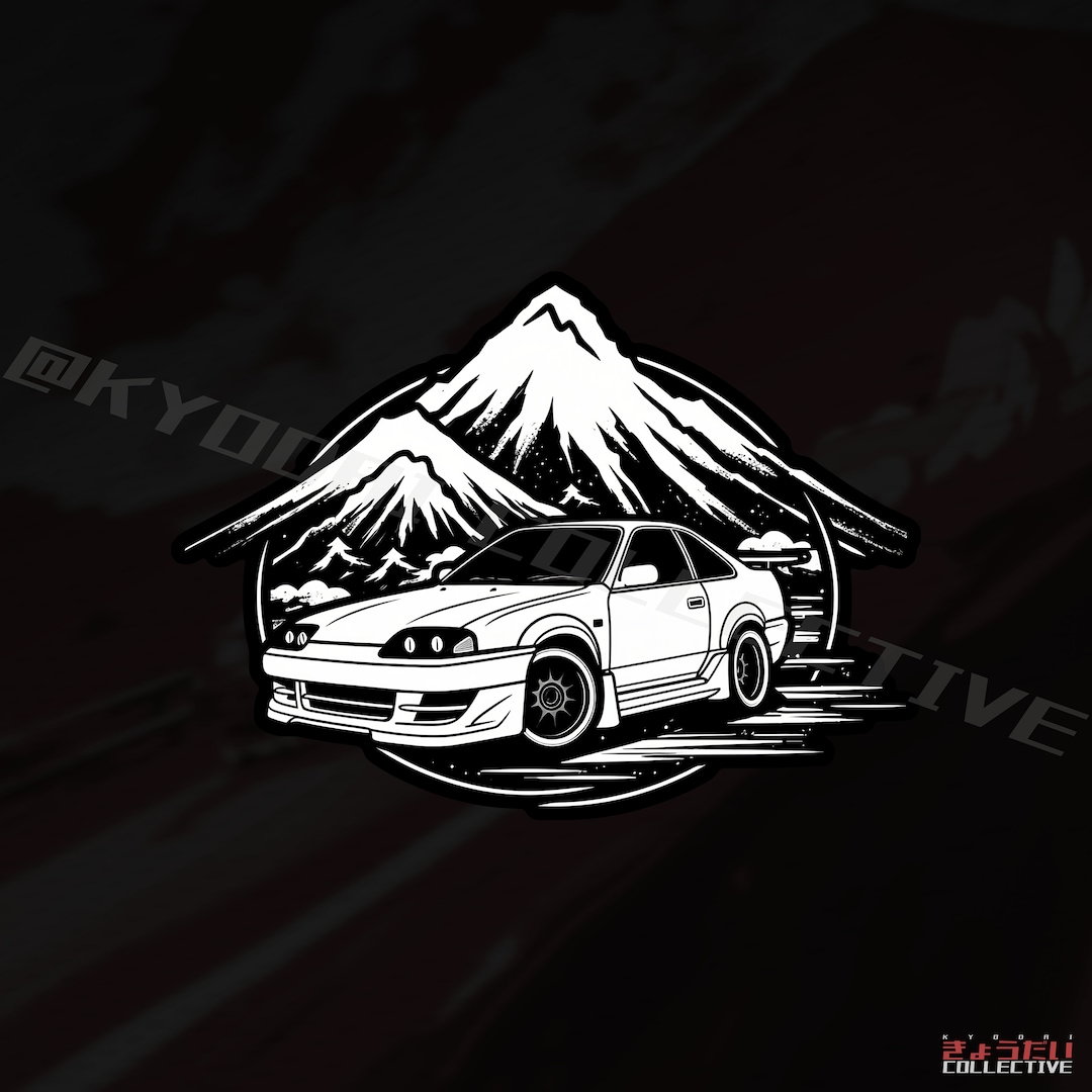 Supra Mountain Touge - JDM Drift Tuner Vinyl Kisscut Sticker by ...