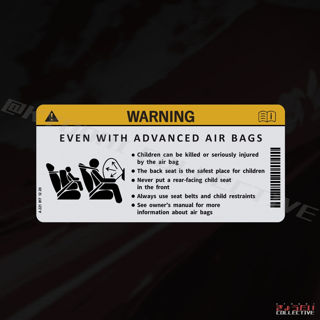 Notice Sticker 2-Pack Funny Driver Warning Sticker Variety Packs - JDM ...