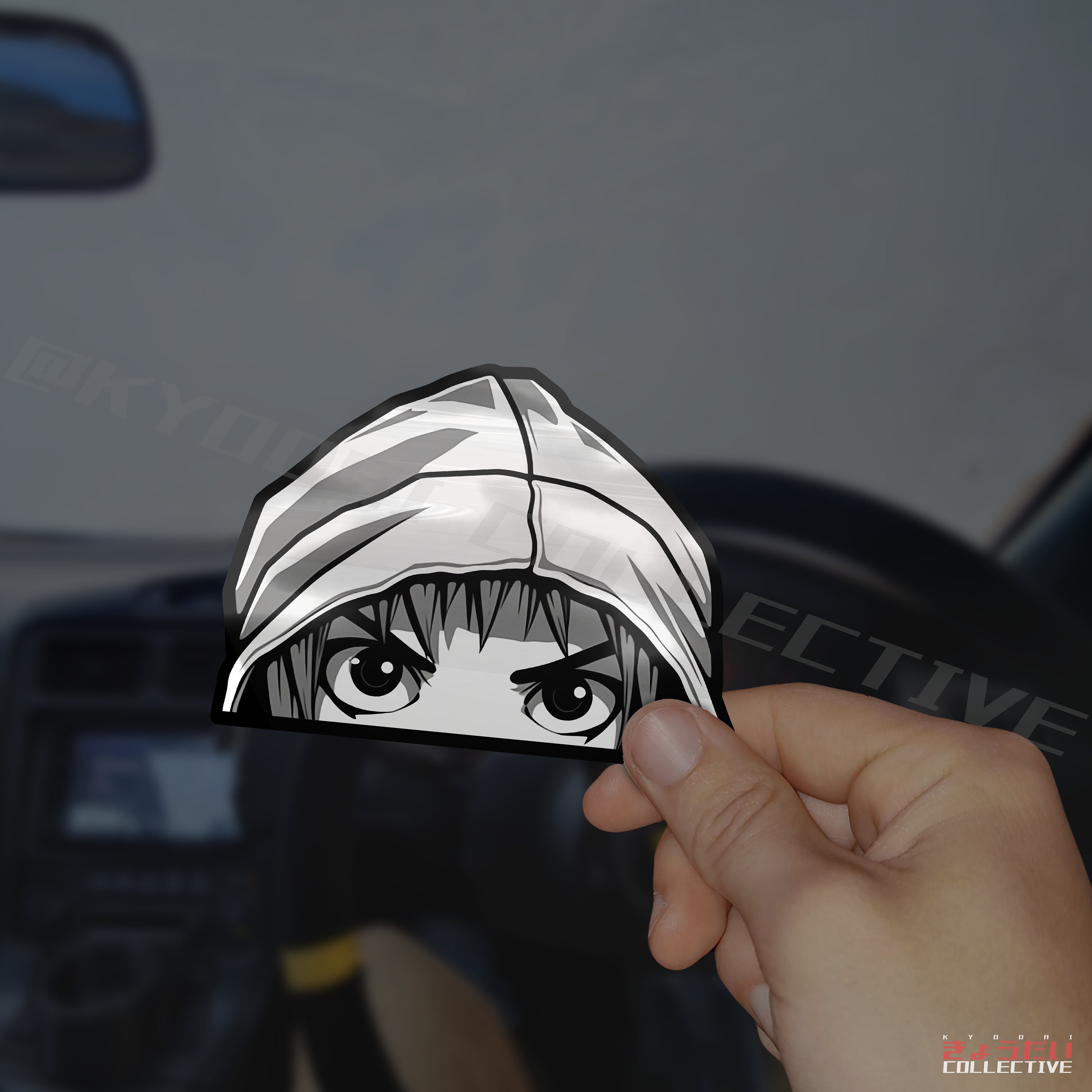 Anime Boy Peeker - Peeker Sticker for Car Windows Vinyl Kisscut Sticker ...