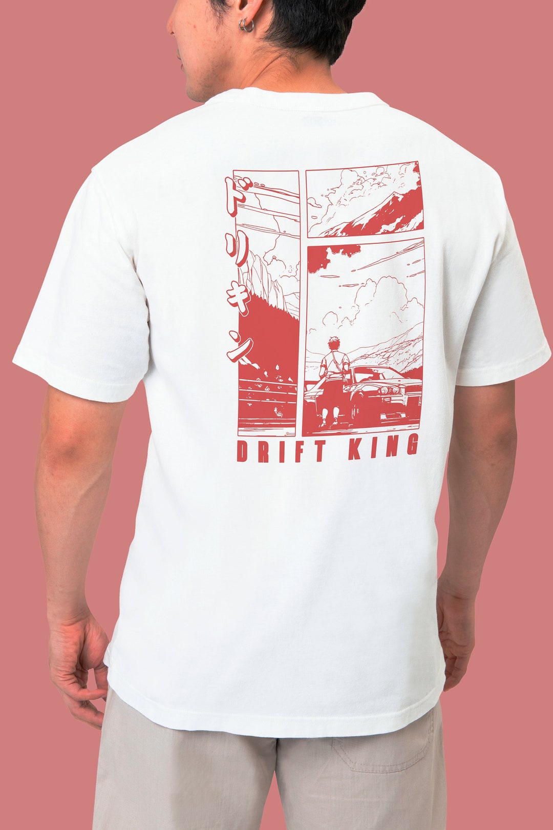 Dorifuto Drift King R34 - Premium JDM Graphic T-shirt - Etsy