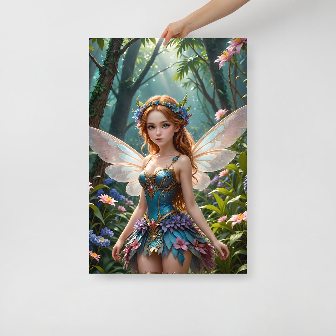 Fairy Poster, Girls Room Poster, Girls Room Decor, Girls Room Art Print ...