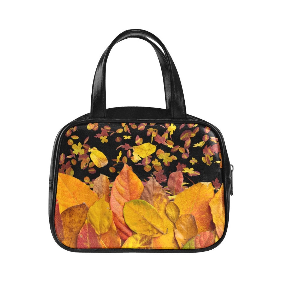 Autumn Purse Fall Top Handle Handbag Autumn Leaves Handbag - Etsy