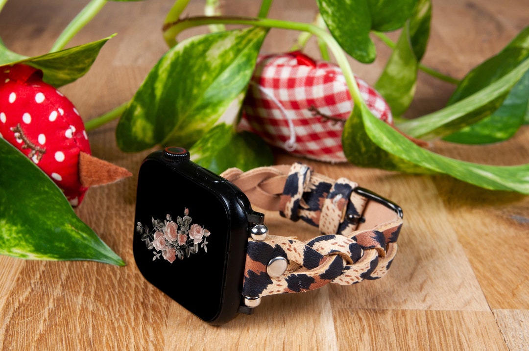 Leopard Apple Watch Band Women Series 8 7 6 5 4 3 SE, Animal Printed ...