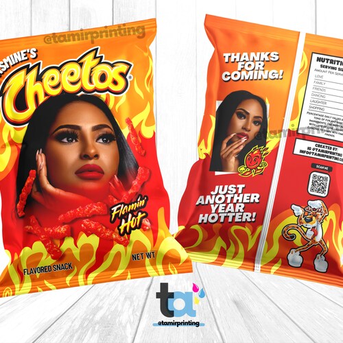 Custom Chips Bag Labels/party Favors - Etsy