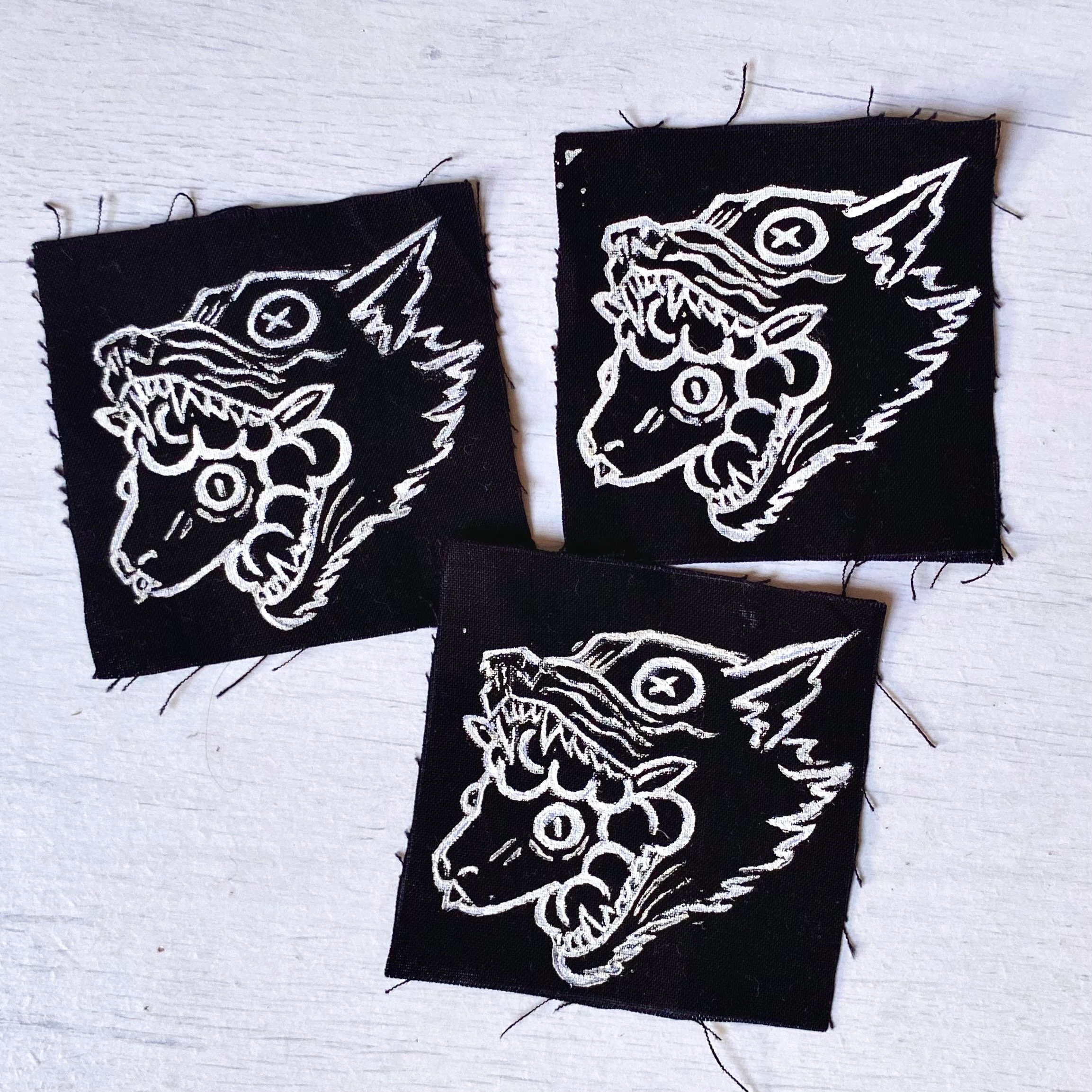 Sheep in Wolfs Clothing Hand-painted Patch - Etsy