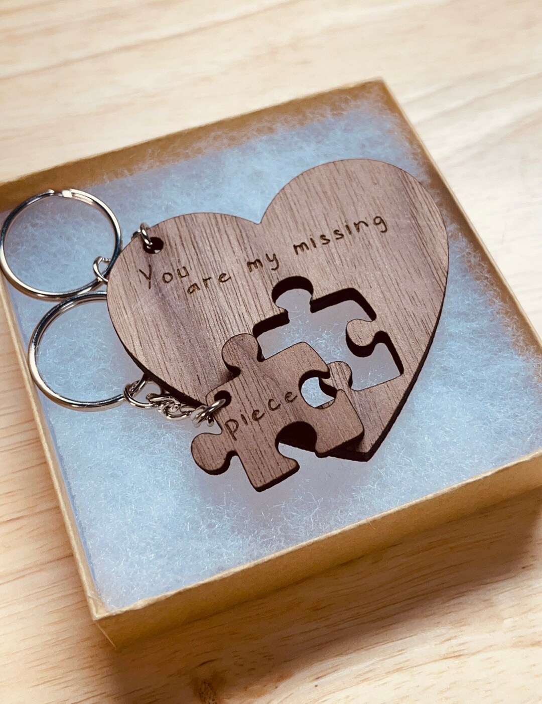 You're My Missing Piece Keychain - Etsy
