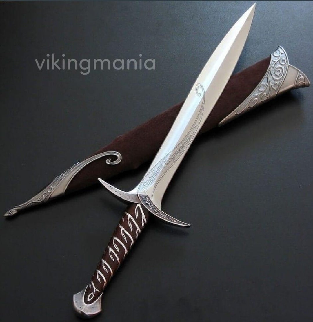 CUSTOM STING Sword of Frodo LOTR Damascus Steel, Sword of Strider ...