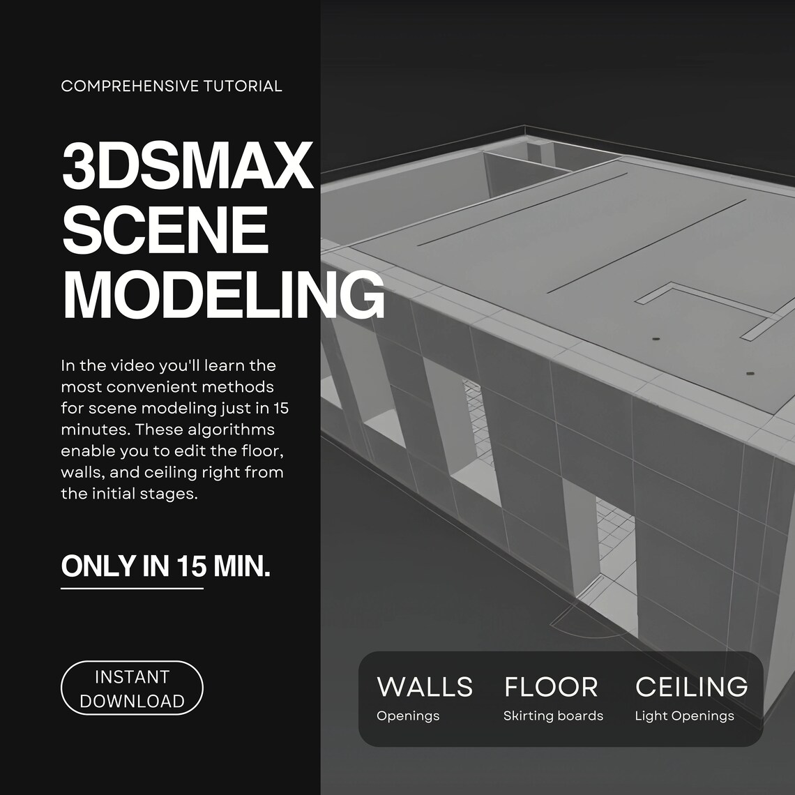 Comprehensive 3ds Max Interior Scene Design Course Video Tutorial ...