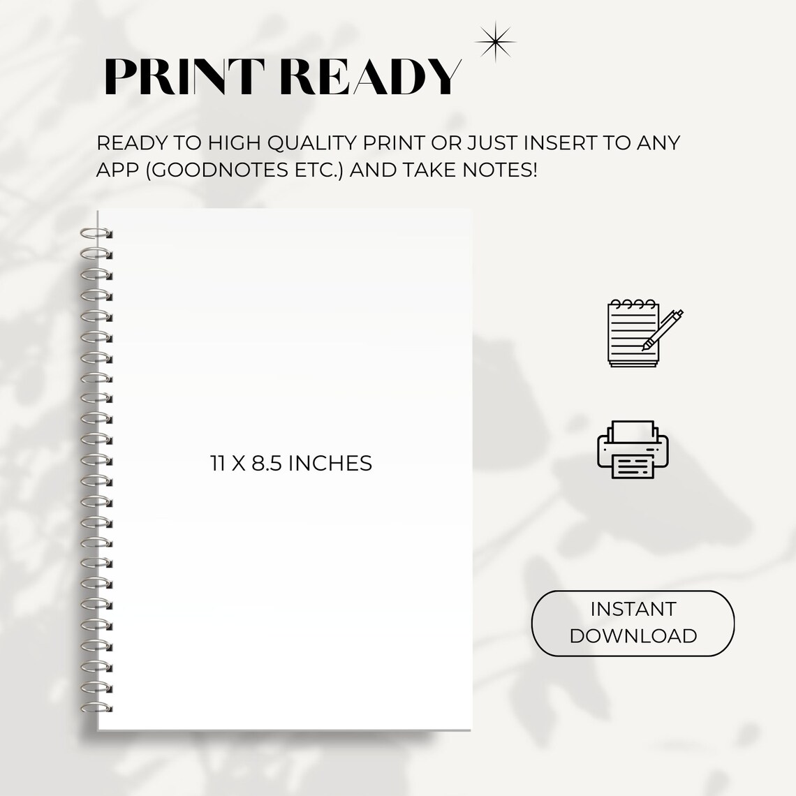 Sleek Digital Organizer 2024 2025 Ipad, Notability Goodnotes, Stylish ...