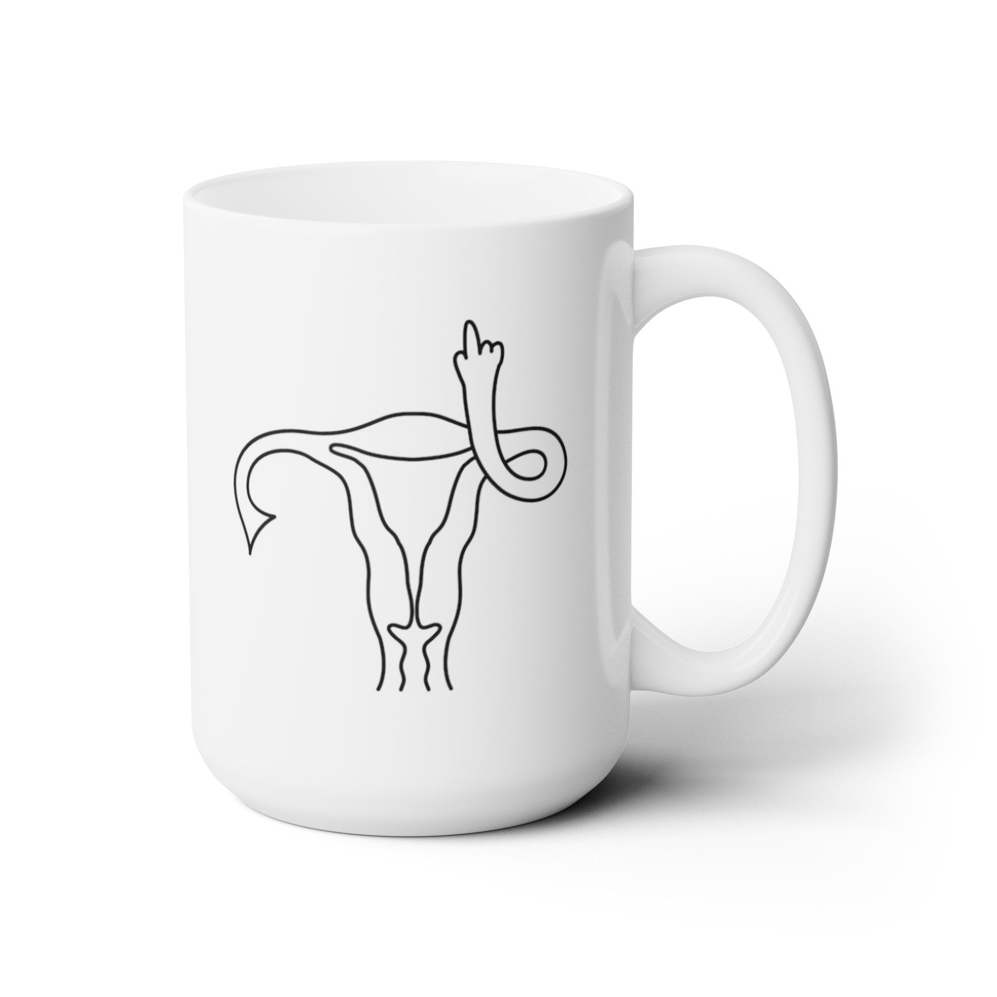 Uterus Womens Rights Mug, Feminism Mug, Gift for Spouse, Womans Rights ...