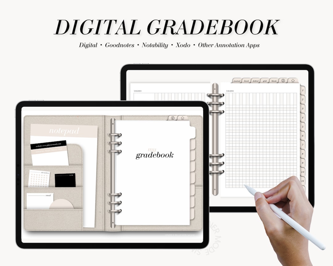 Digital Gradebook Teacher Digital Gradebook for 30 Students - Etsy