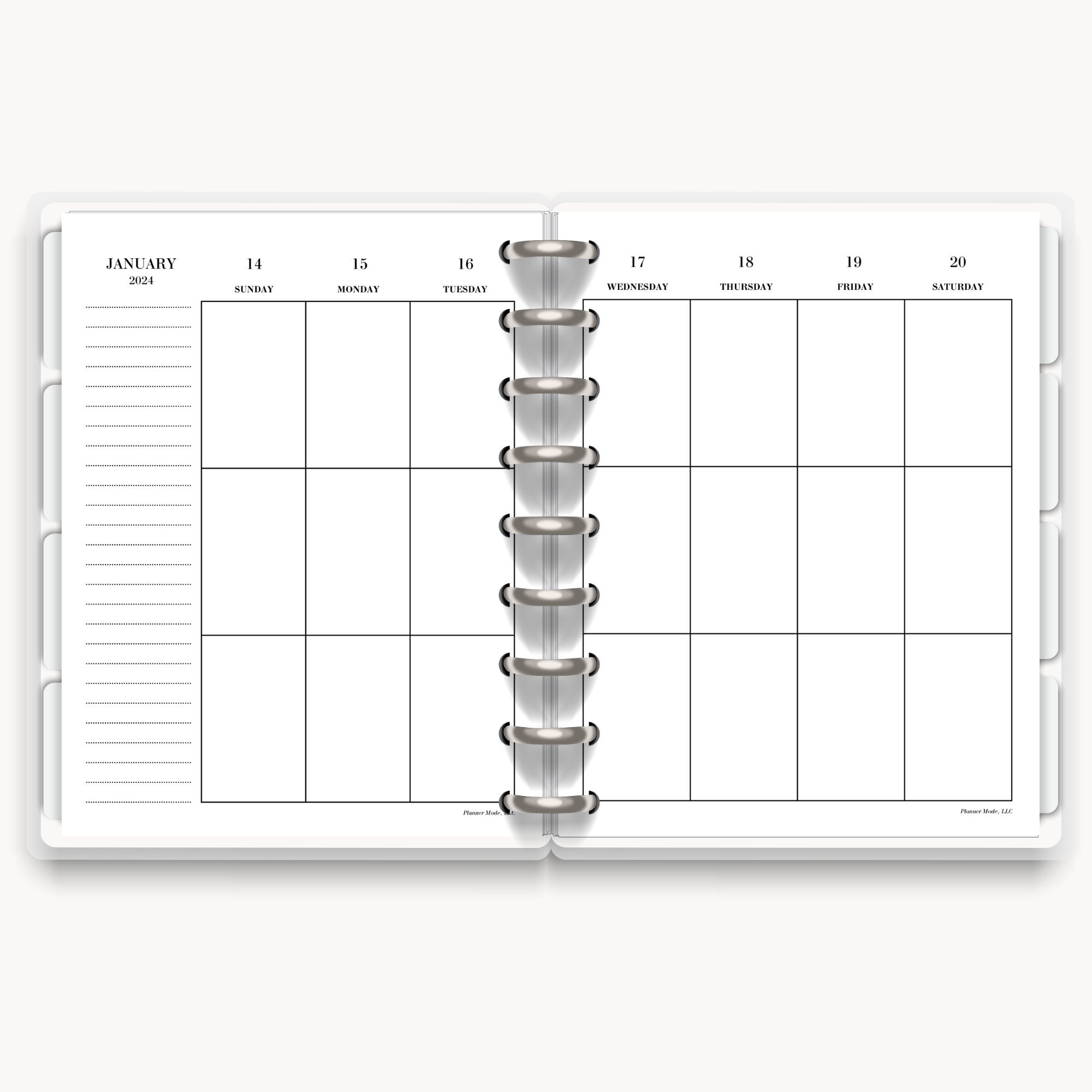 2024 Weekly Planner, Dated 2024 Planner, 2024 Weekly Calendar, Planner ...