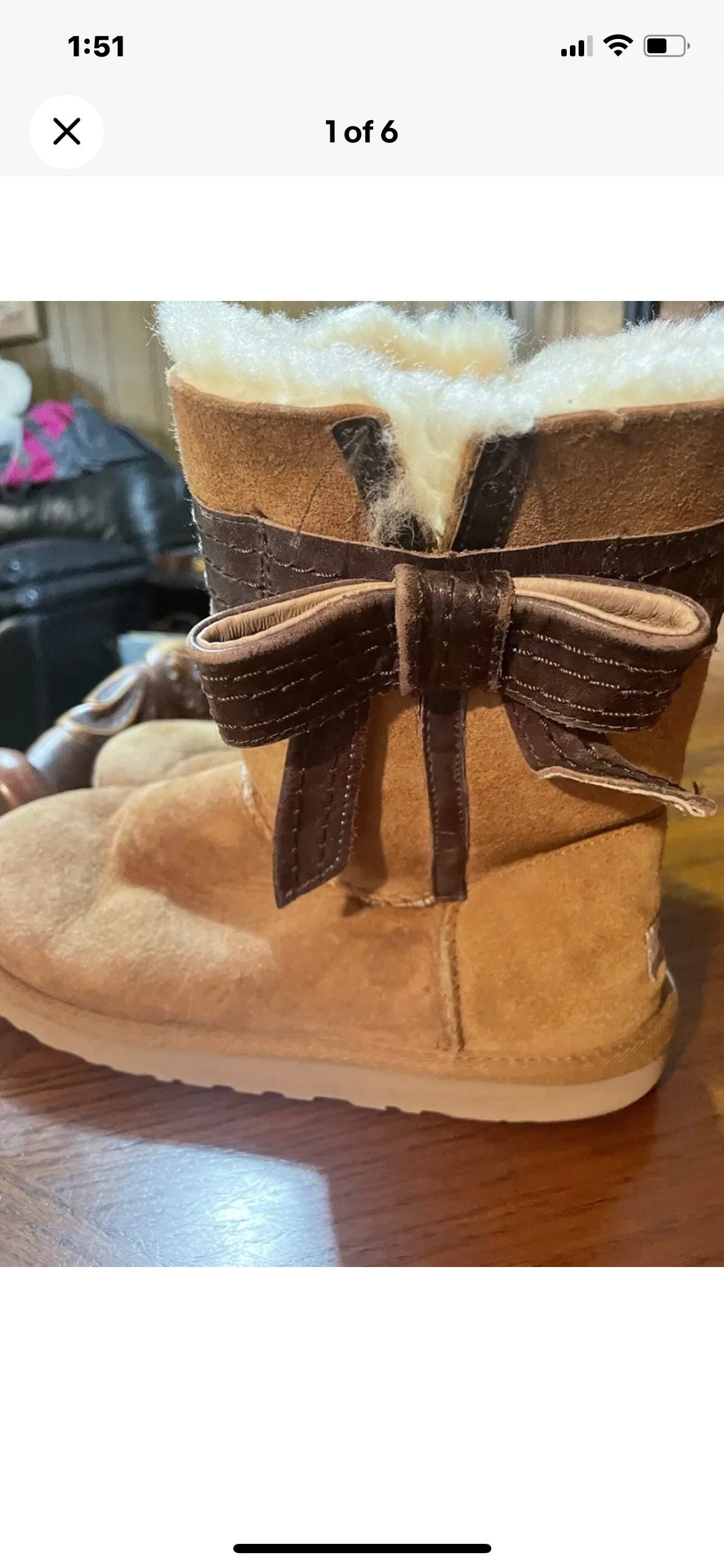 Ugg Boots With Bows On The Side