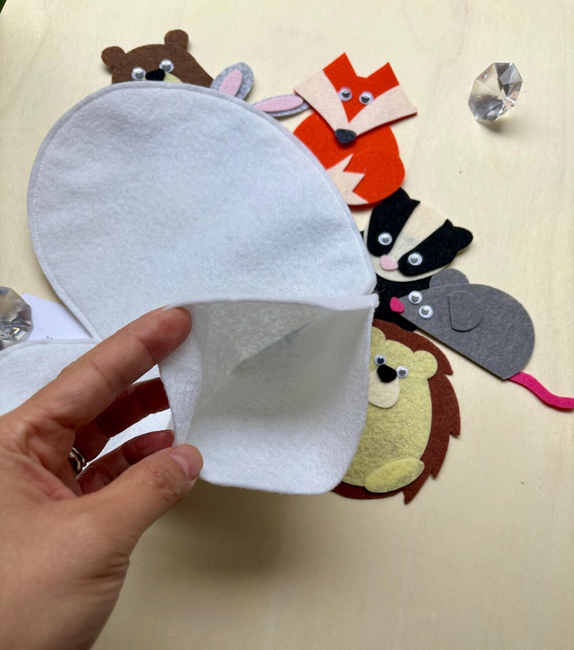 The Mitten Felt Story Set: Winter Forest Animals Flannel Board - Etsy ...