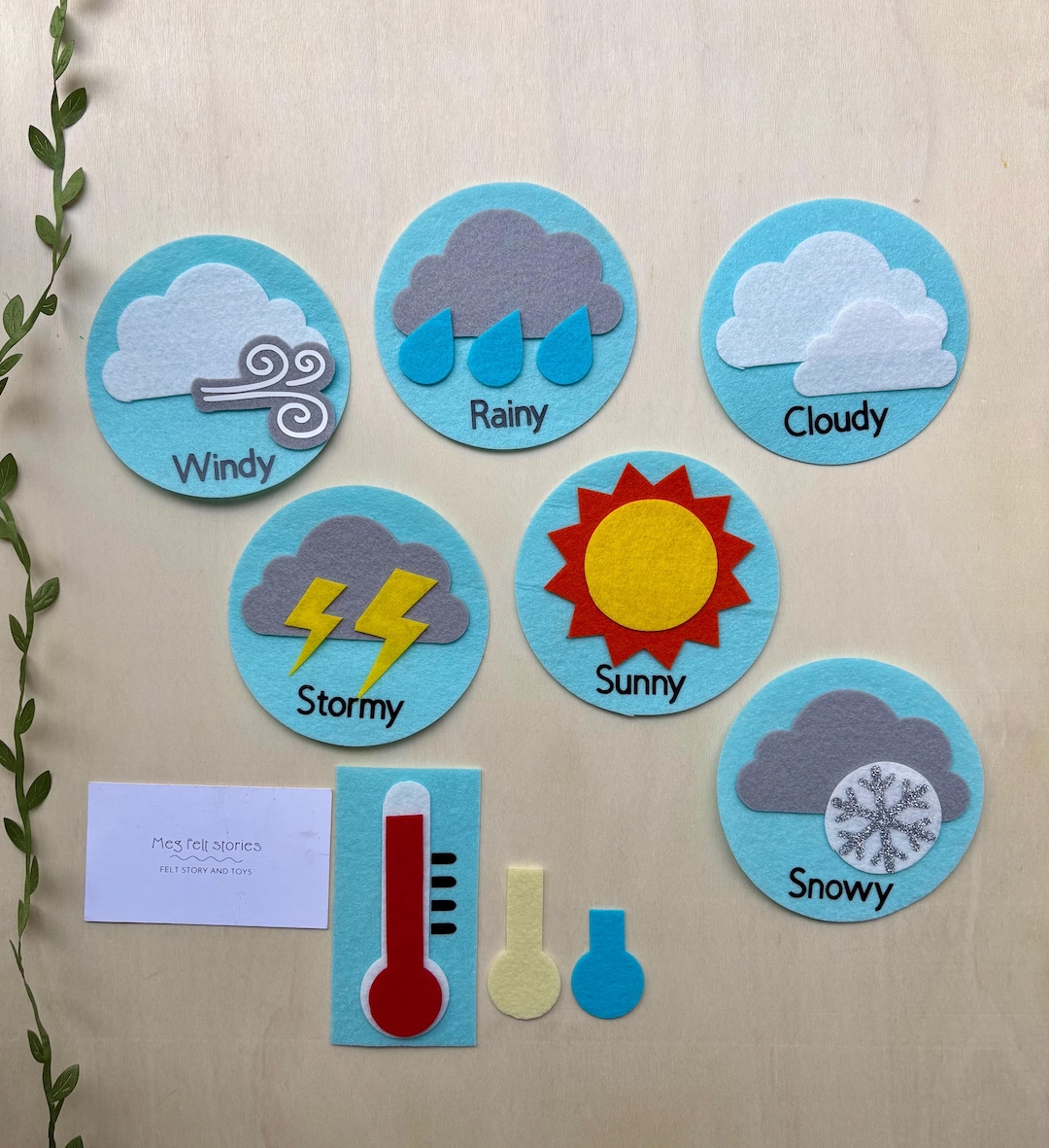 Weather Felt Story Set, Teacher Resource, Circle Time - Etsy