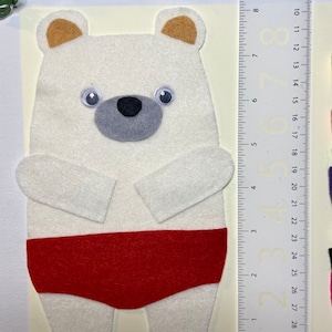 Polar Bear’s Underwear Felt Story Time Felt Set, Felt Story, Flannel ...