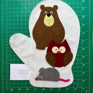 The Mitten Felt Story Set: Winter Forest Animals Flannel Board - Etsy ...