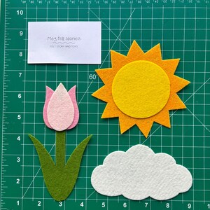 5 Little Flowers Felt Story, Spring, Weather, Flowers, Flannel Board ...