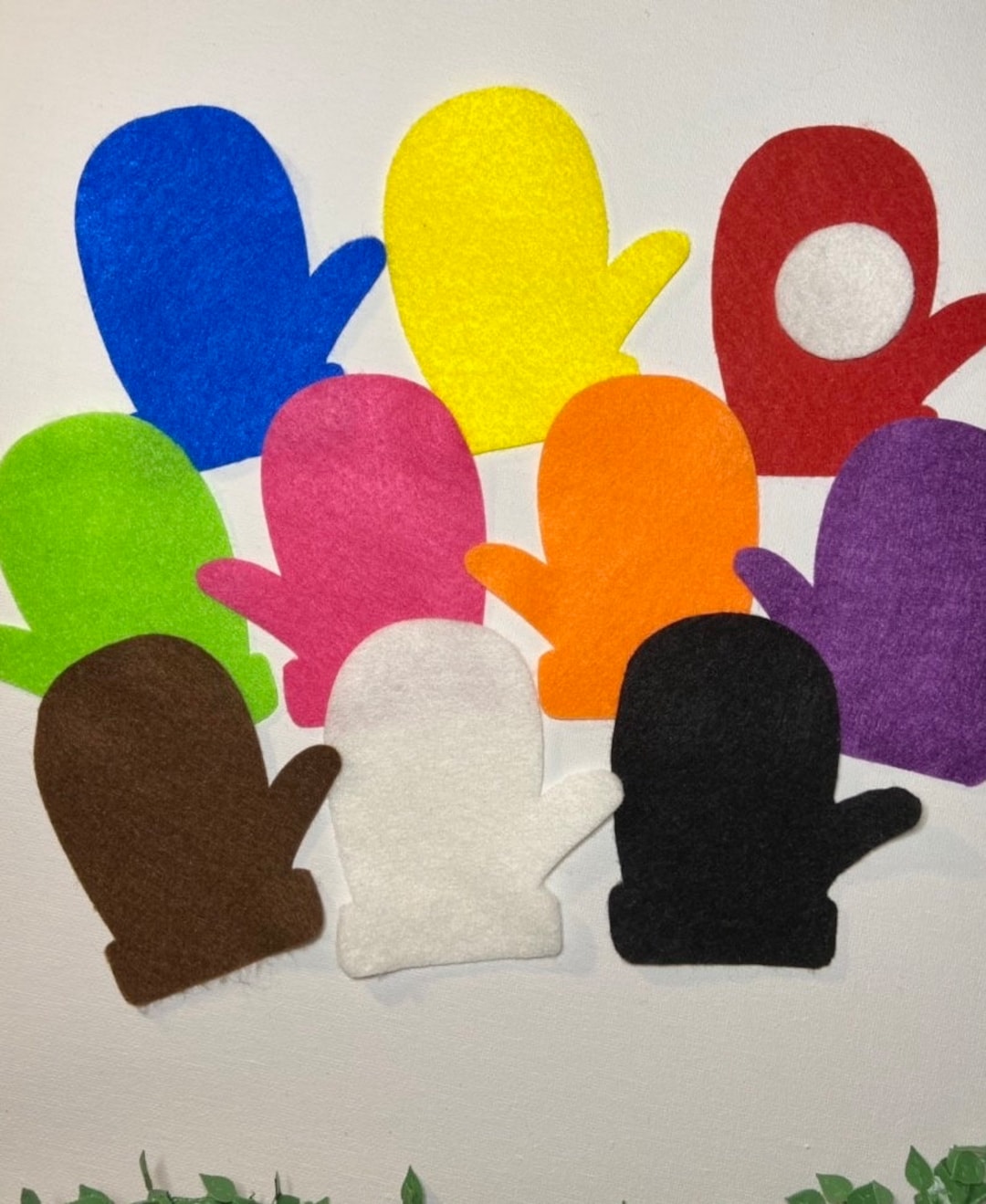 10 Little Mittens Felt Set, Snow, Felt Story, Flannel Board Story ...