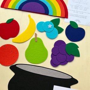Rainbow Stew Felt Set, Rainbow, St.patrick’s Day, Teachers Resource ...