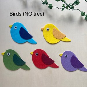 Felt Bird Story Set: Counting & Colors, Spring Theme - Etsy