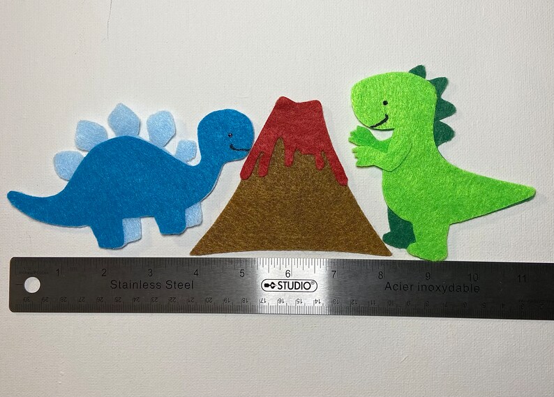 Dinosaur Felt Board Story Set: Volcano, Song Card, Teacher Resource - Etsy