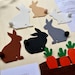 Five Little Bunnies Felt Story, Easter, Spring, Five Little Carrots ...