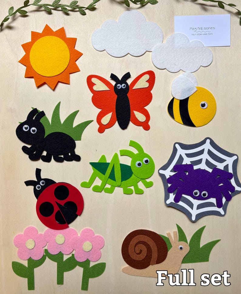 Going on a Bug Hunt, Felt Story, Insects, Spring, Teacher Resource ...