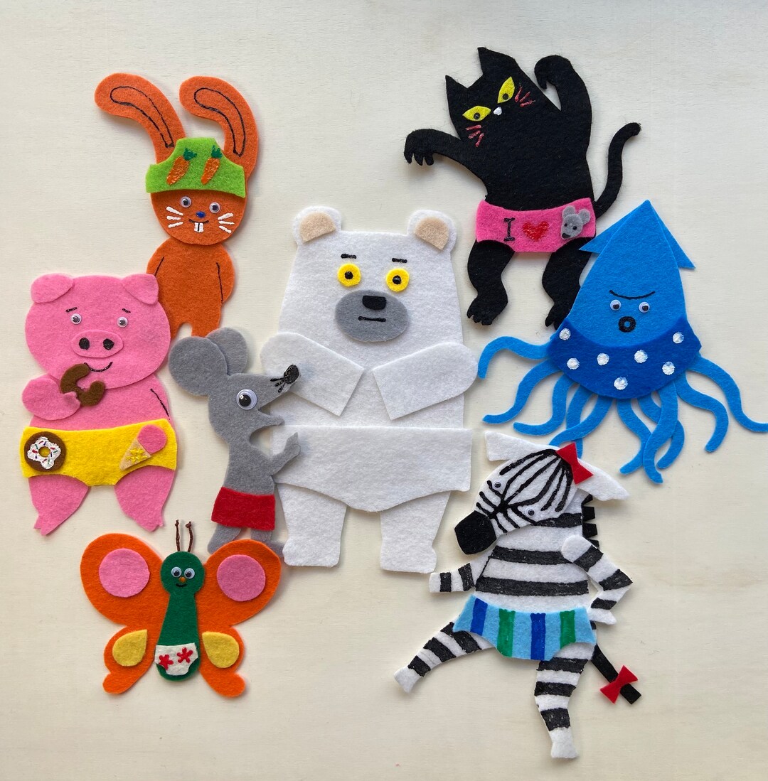 Polar Bears Underwear Felt Story, Flannel Board Story, Teacher Resource ...