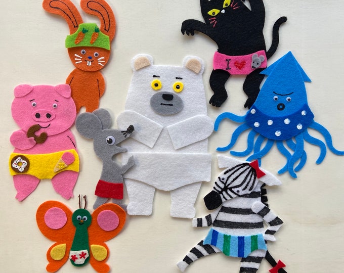 Polar Bears Underwear Felt Story, Flannel Board Story, Teacher Resource ...