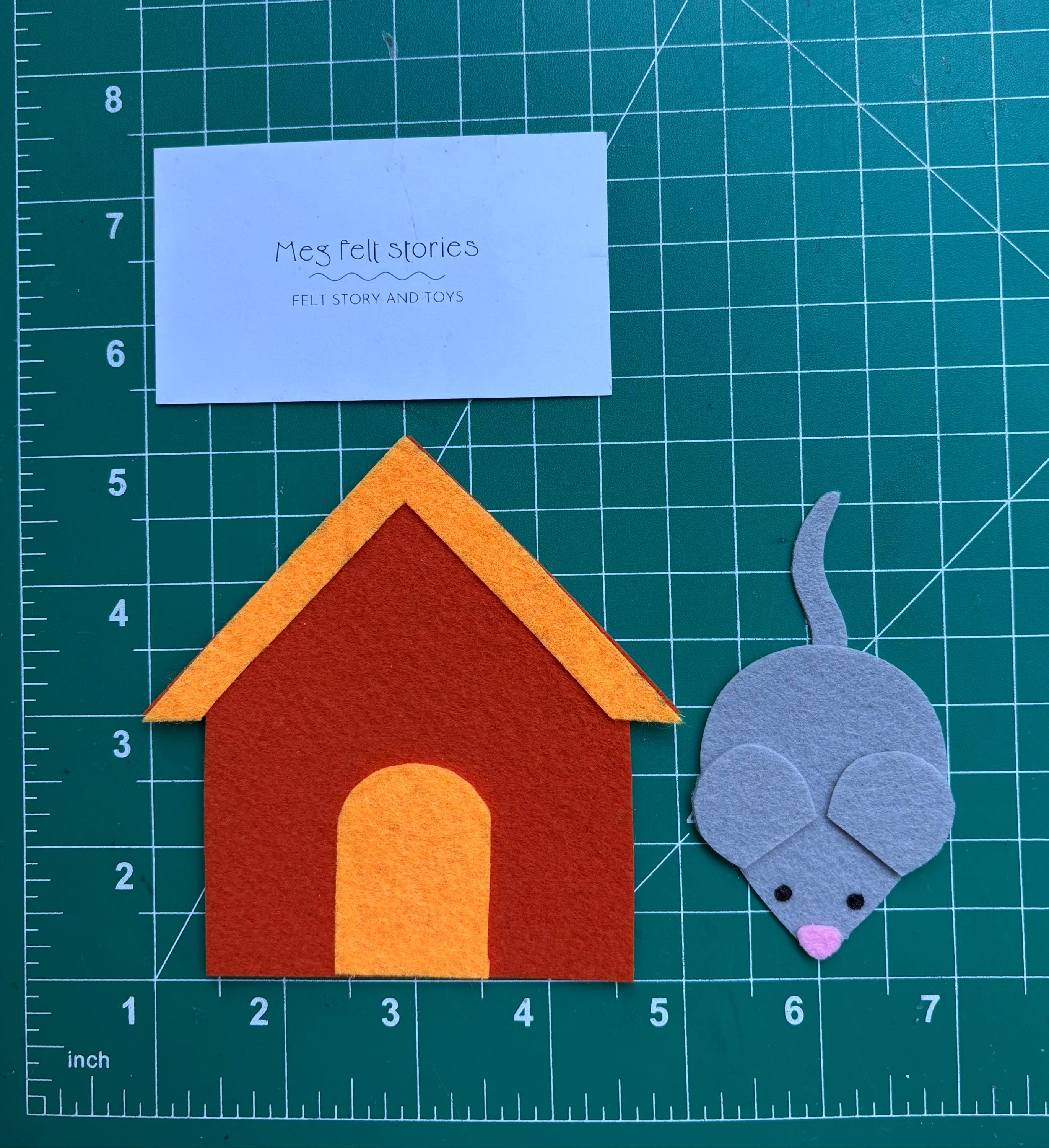 Felt Mouse Hide and Seek Set: Colorful Houses, Counting Game - Etsy Canada