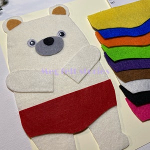 Polar Bear's Underwear Felt Story Set: Teacher Resource - Etsy