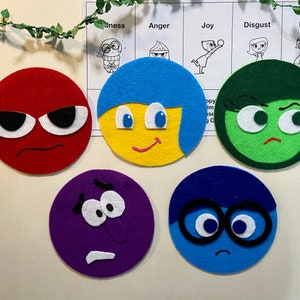 Emotions Felt Set Feeling Felt Story How Are You Feeling - Etsy