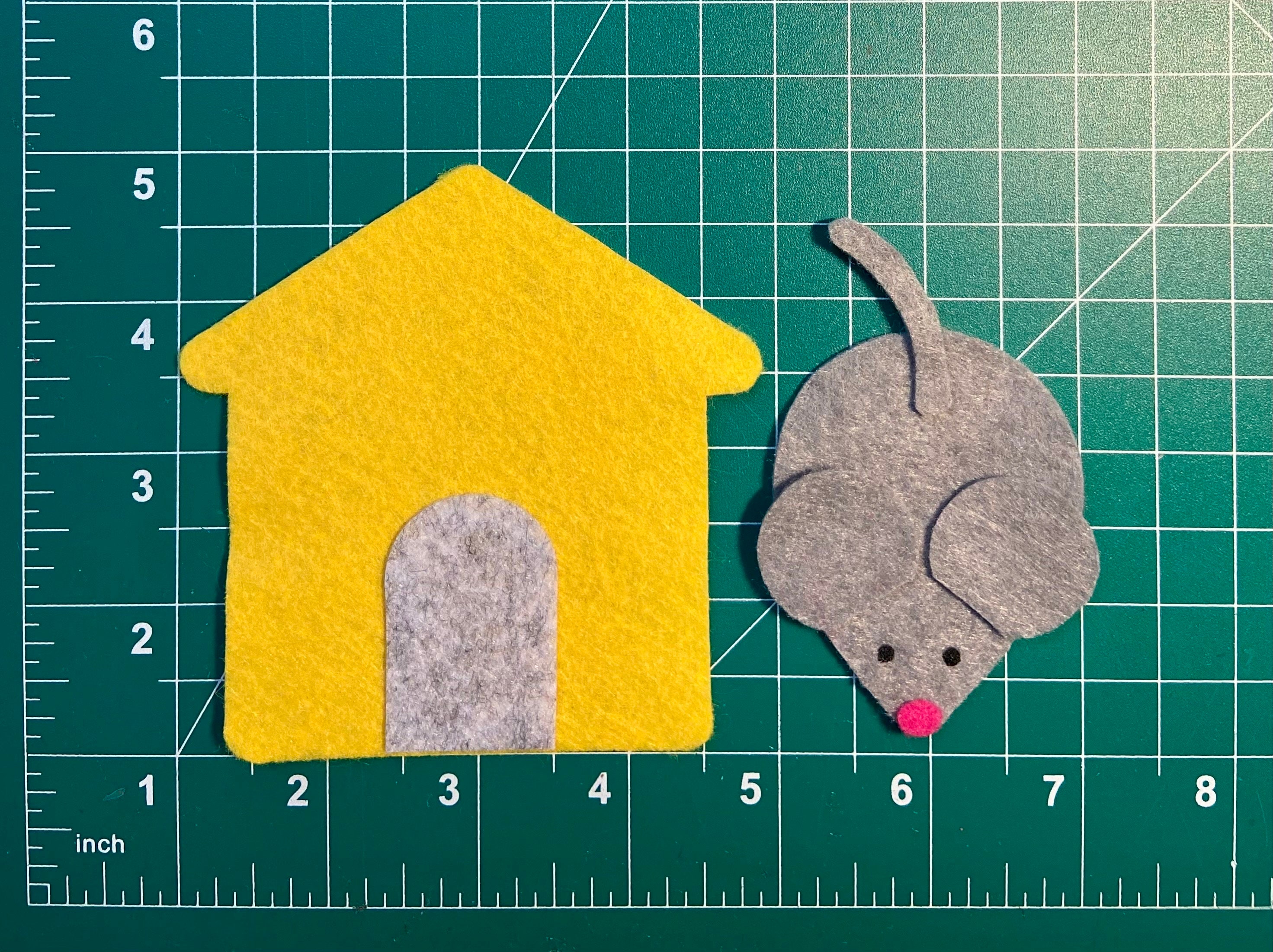Little Mouse Hide and Seek Felt Set, Color, Numbers, Counting, Teacher ...