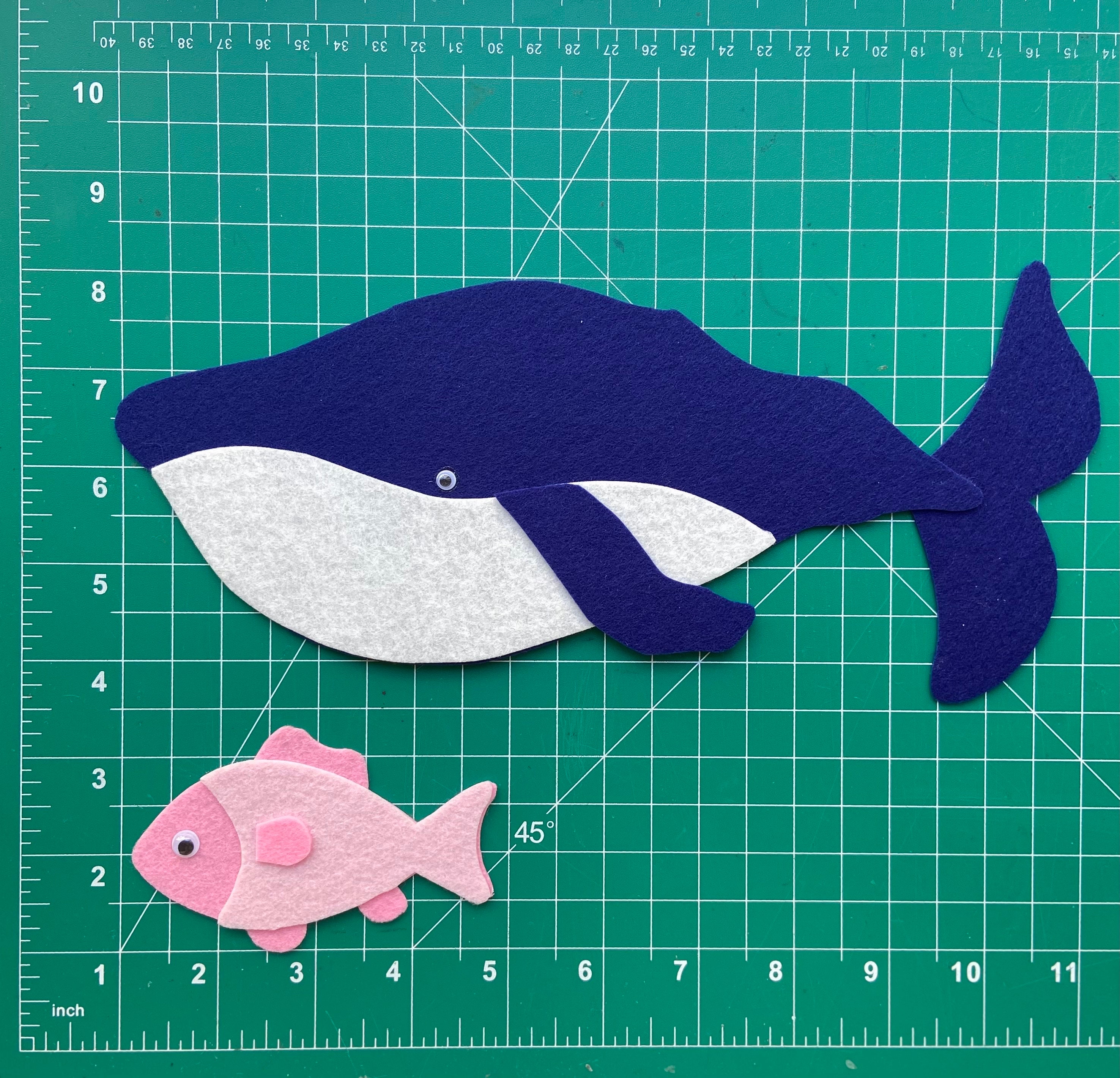 Slippery Fish Felt Set, Ocean Animals, Sea Creature, Felt Story ...