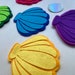 5 Little Shells Felt Set, Ocean, Sea Shells, Hiding a Pearl Game ...
