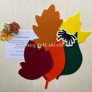 Fall Story Time Felt Set, Felt Story, Flannel Board Story, Teacher ...