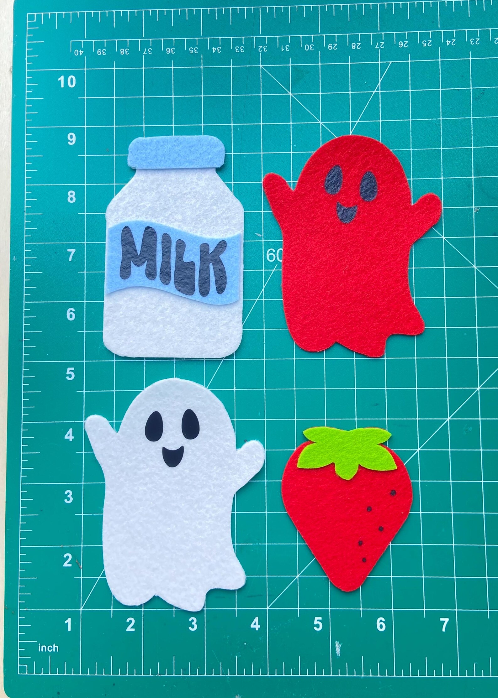 Cholate Chip Ghost Felt Set, Halloween, Halloween Felt Story, Candy ...