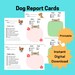 Printable Dog Report Card and Template, Instant Download, Pet Boarding ...
