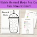 Kids Boba Tea Cup Reward Chart | Reward Chores and Healthy Habits ...
