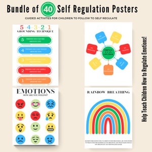 40 Printable Calm Down Corner Posters Sign Kit Calming Decor Print ...