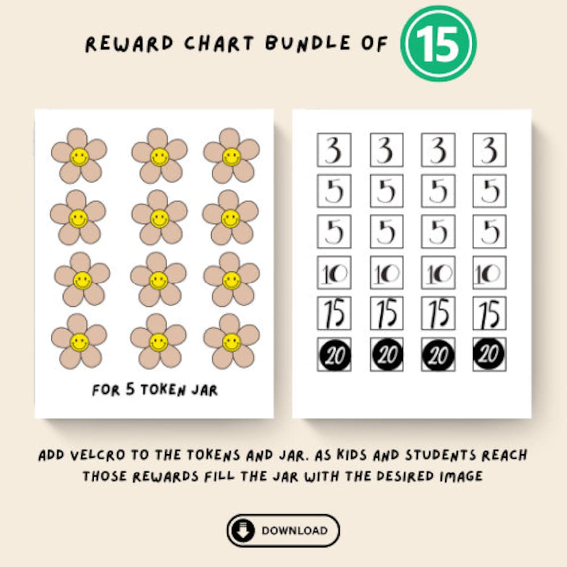 Printable Reward Chart for Kid Sticker Chart Positive Behavior Teen ...