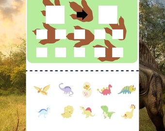 Dinosaur Token Board - Etsy