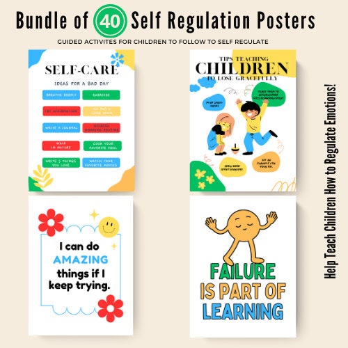 40 Printable Calm Down Corner Posters Sign Kit Calming Decor Print ...