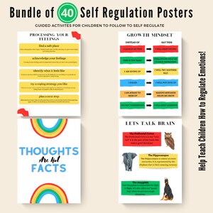 40 Printable Calm Down Corner Posters Sign Kit Calming Decor Print ...