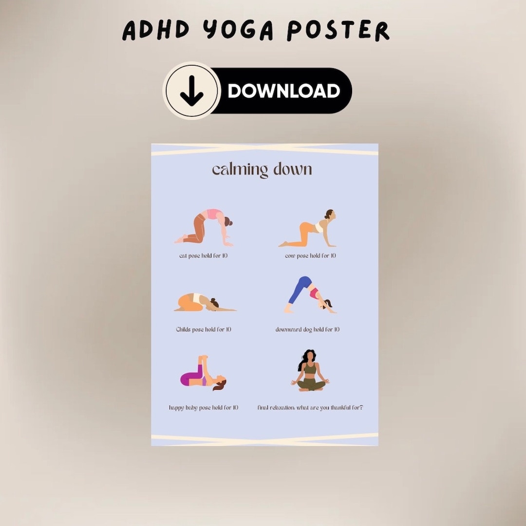 ADHD Yoga Poses for Learners Who Need More Movement - Etsy